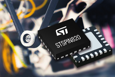 STMicroelectronics — STSPIN820 Stepper Motor Driver – Future Technology Magazine
