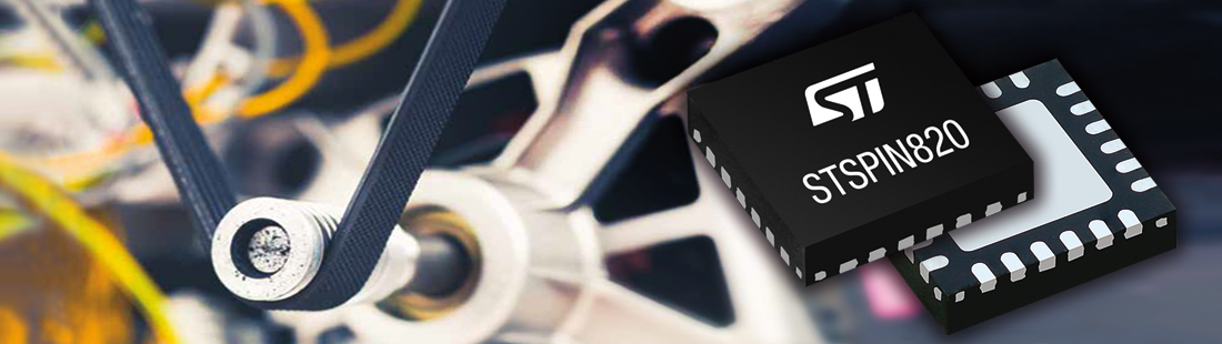 STMicroelectronics — STSPIN820 Stepper Motor Driver – Future Technology ...