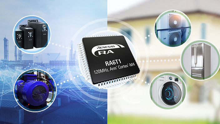 Renesas — RA6T1 Microcontroller (MCU) Group | Futureelectronics NorthAmerica Site